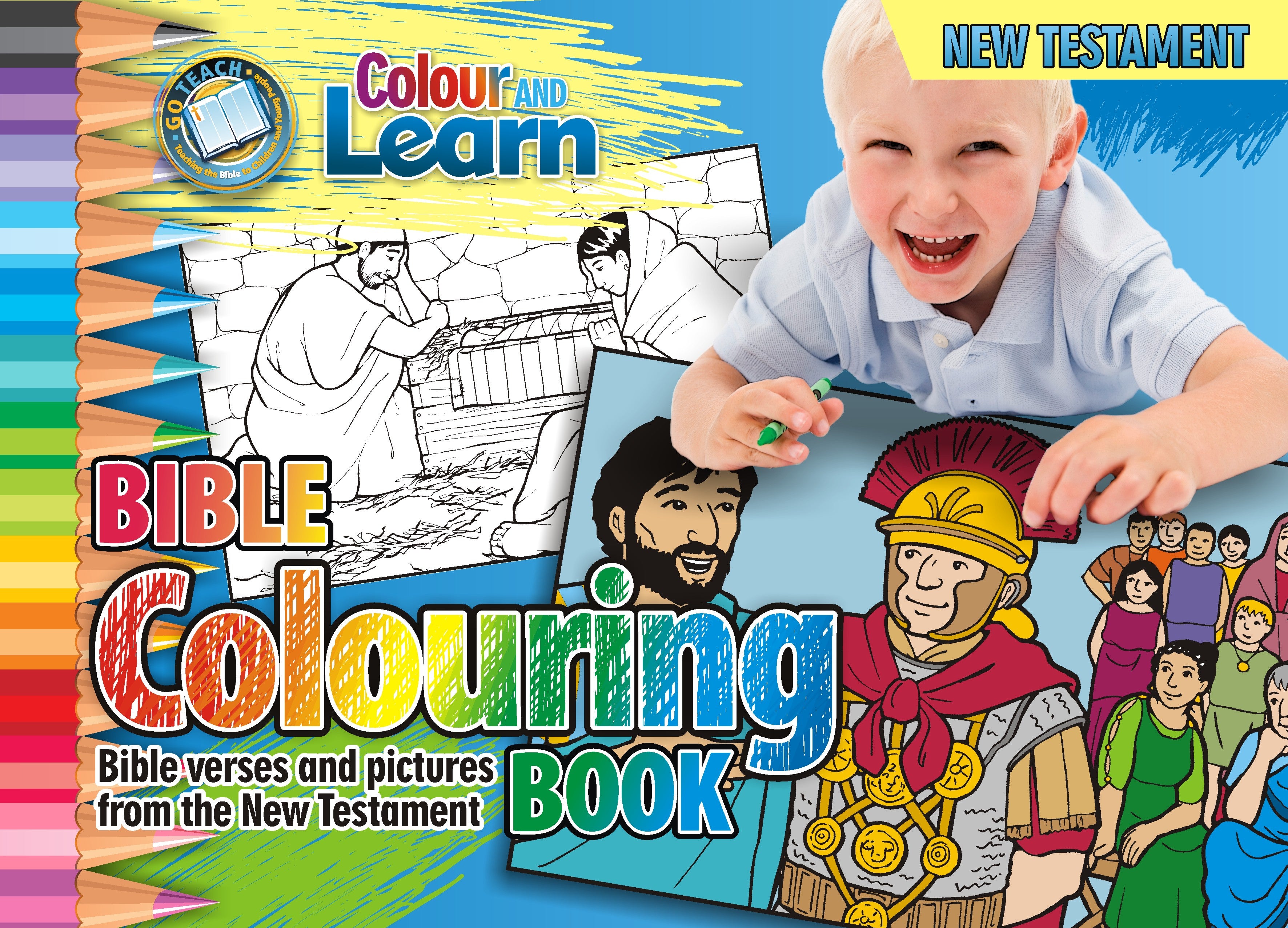 Colour & Learn 2 - New Testament - Colouring Book – Go Teach Publications