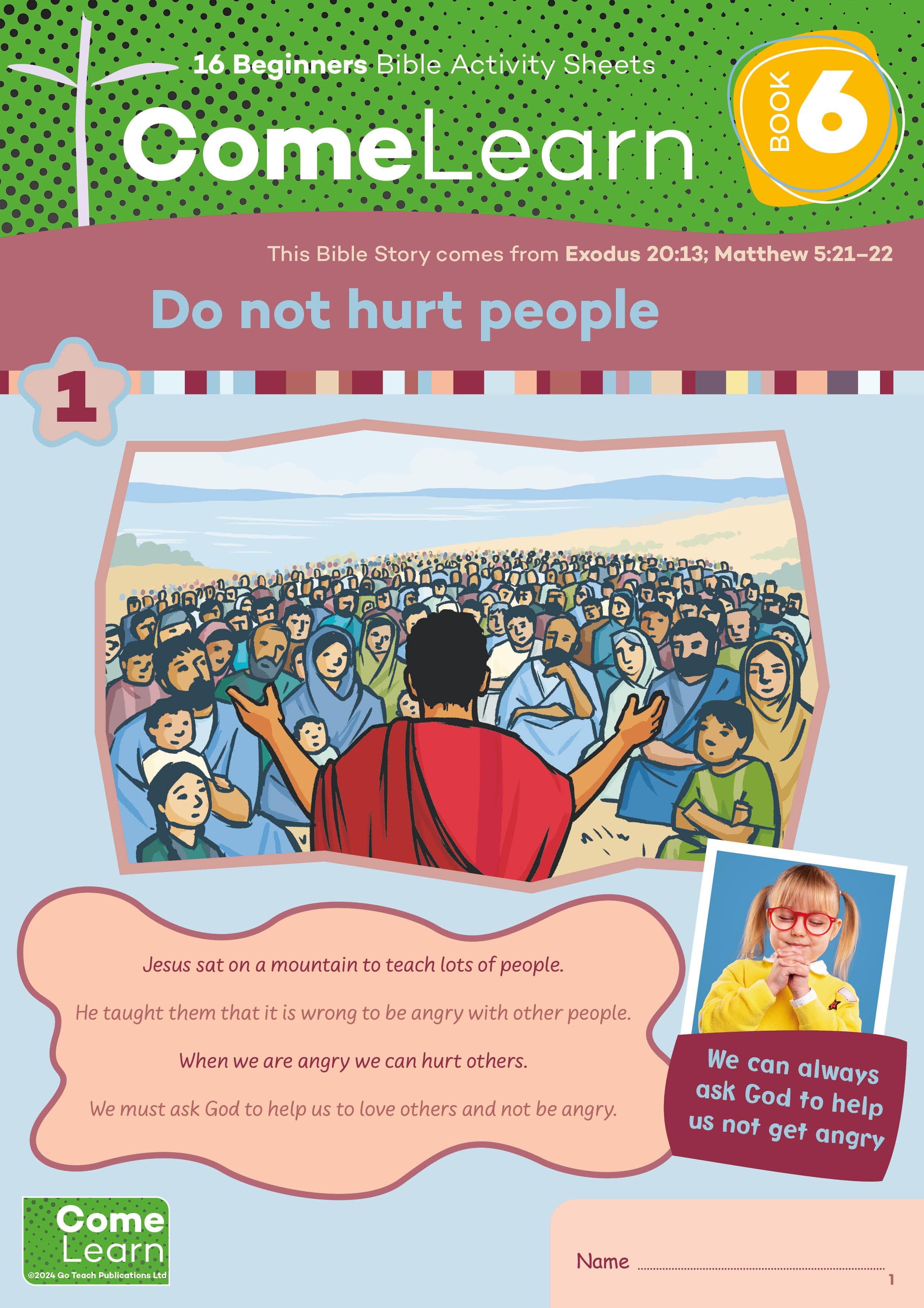 Book 6 - Beginners - Activity Sheets – Go Teach Publications