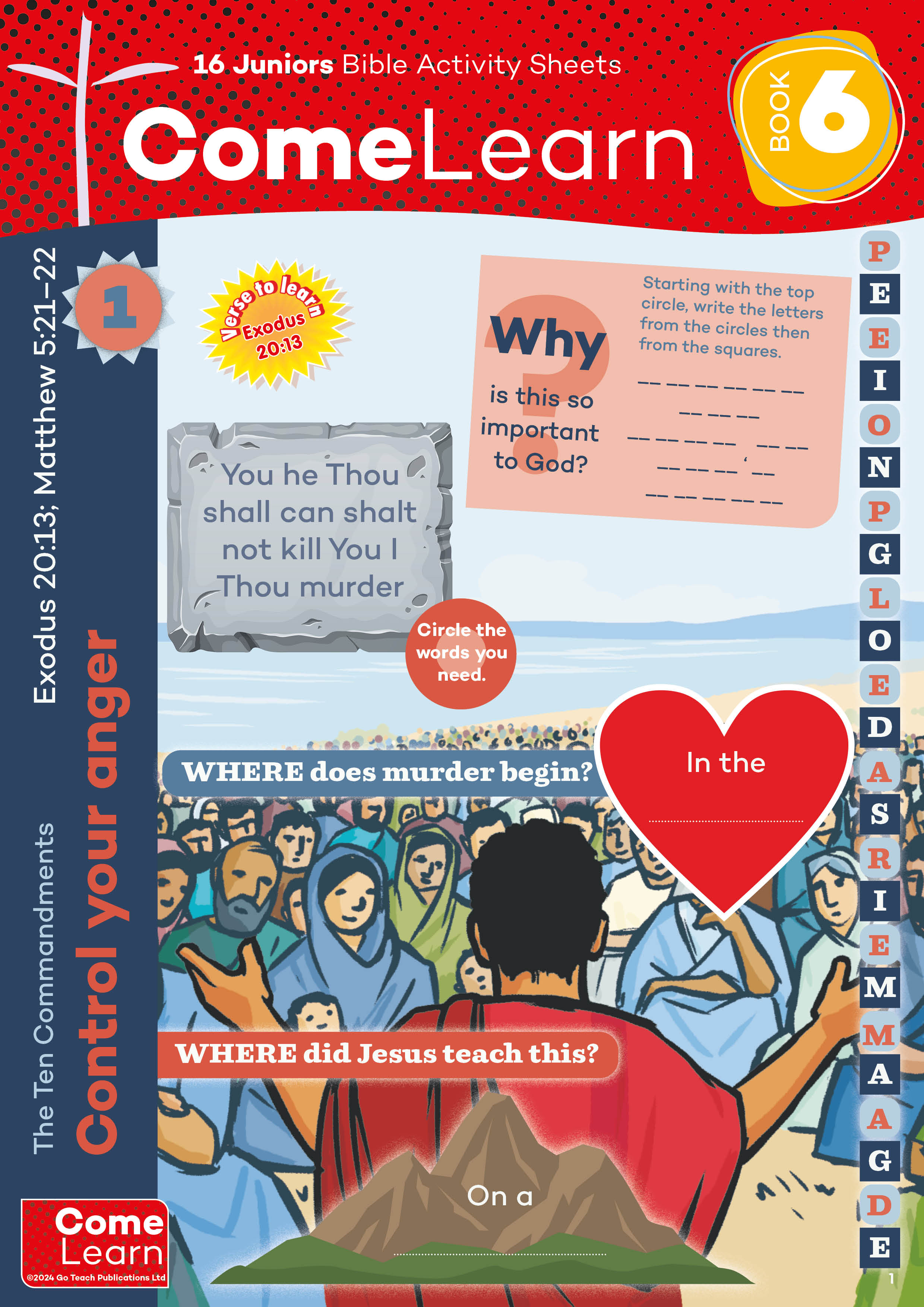 Book 6 - Juniors - Activity Sheets – Go Teach Publications