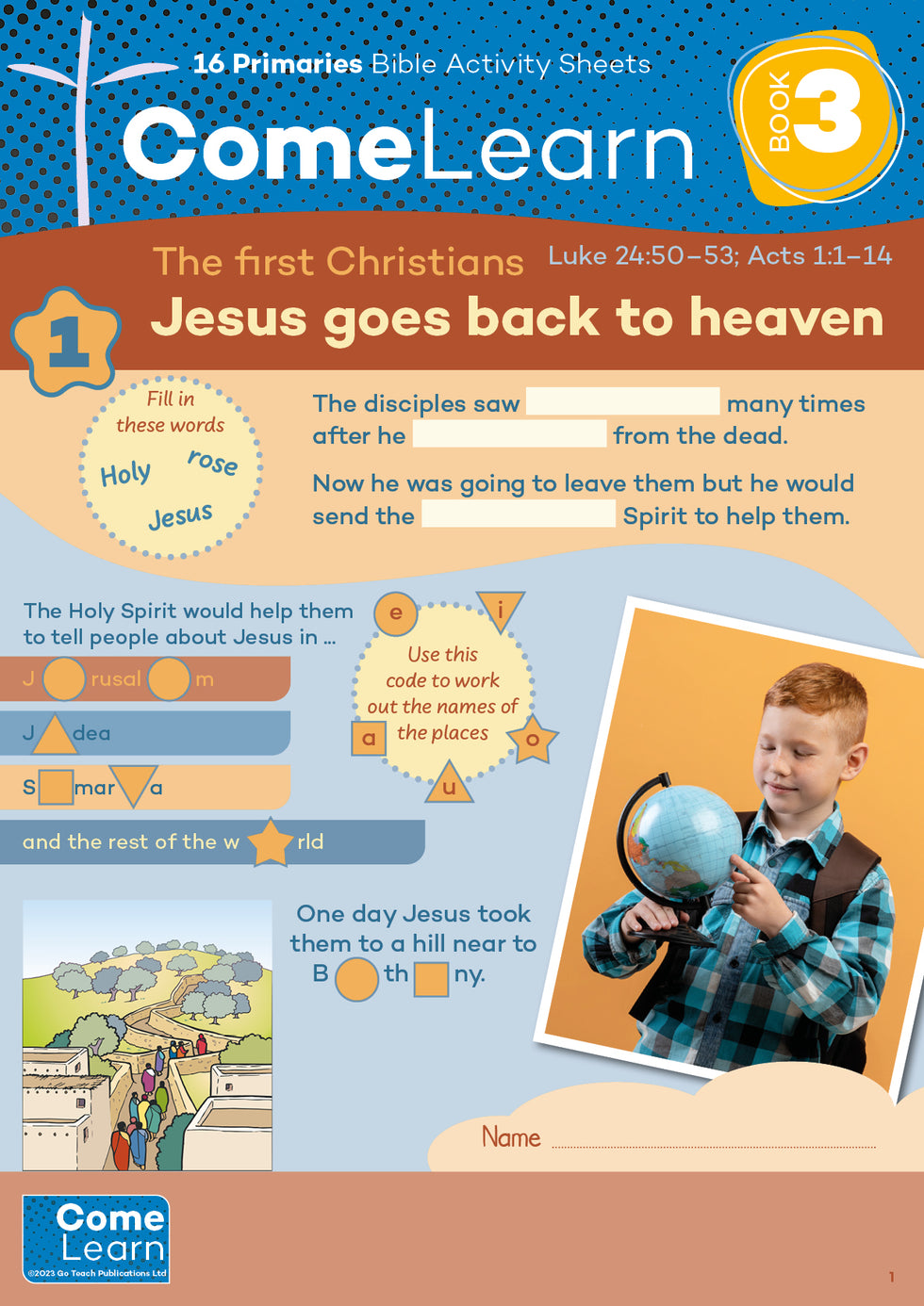 Book 3 - Primaries - Activity Sheets – Go Teach Publications